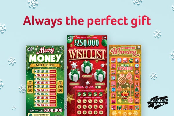 Holiday gifts for everyone | Lottery | Scratch and Win | PlayNow.com