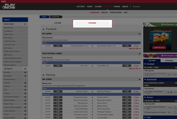 Sports Help | PlayNow.com